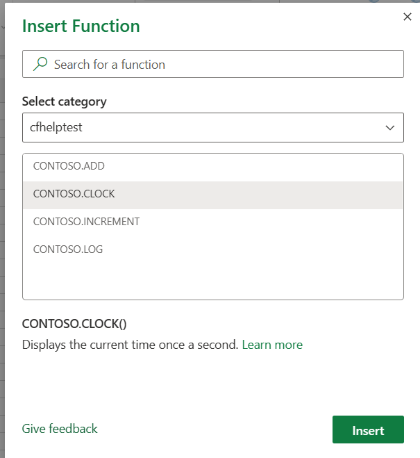 Help link inside Insert Function dialog box doesn't work (Excel online) · Issue #3078 ...