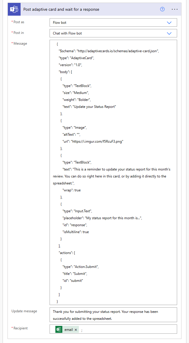 Demo walkthrough doesn't work because Adaptive Card Action no longer exists · Issue #625 ...
