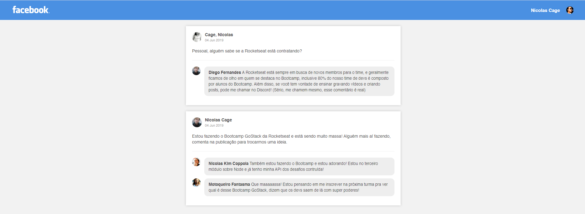 GitHub - gcarneirinho/bootcamp-gostack-desafio-04: GoStack 10 - Desafio 04