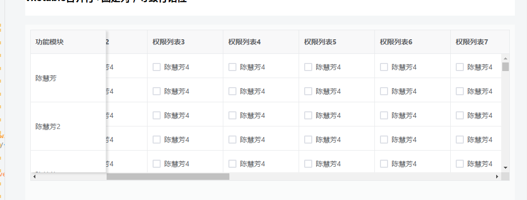 合并单元格并且冻结列 在虚拟滚动时不能共存 · Issue #970 · x-extends/vxe-table · GitHub