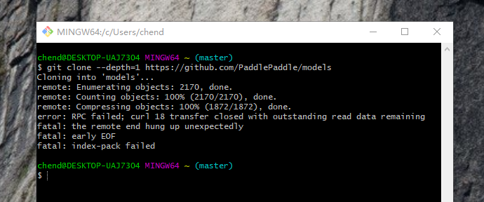 Git Repo issue · Issue #18443 · PaddlePaddle/Paddle · GitHub