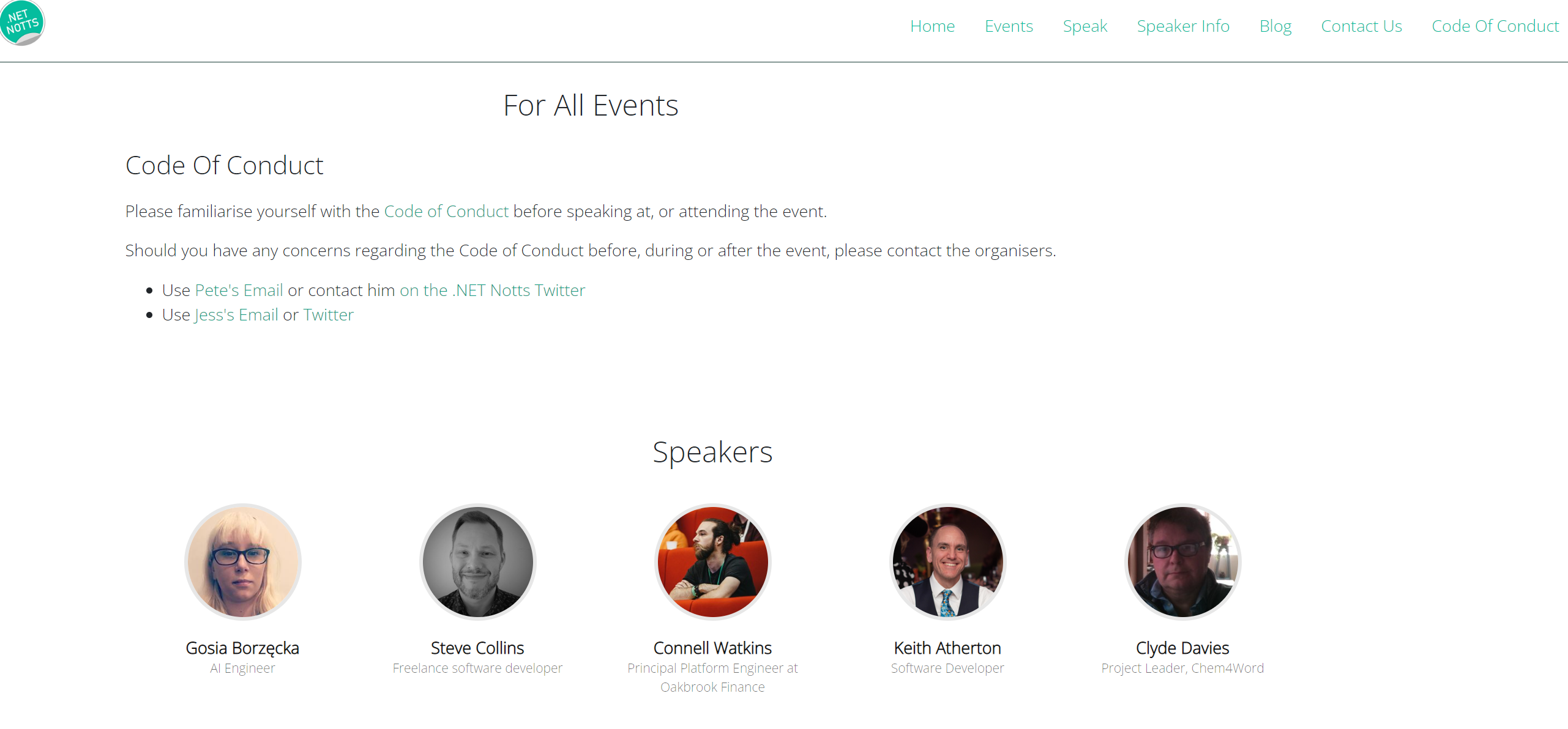 Feature Request: Add Speaker information from Sessionise to website · Issue #185 · dotnetnotts ...