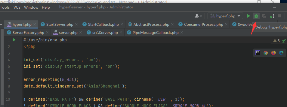 我用sdebug时可以将hyperf断点停在vendor的Server.php中的sortServers函数里，但是使用yasd不行，是我哪里配置不对吗？ · Issue #187 ...
