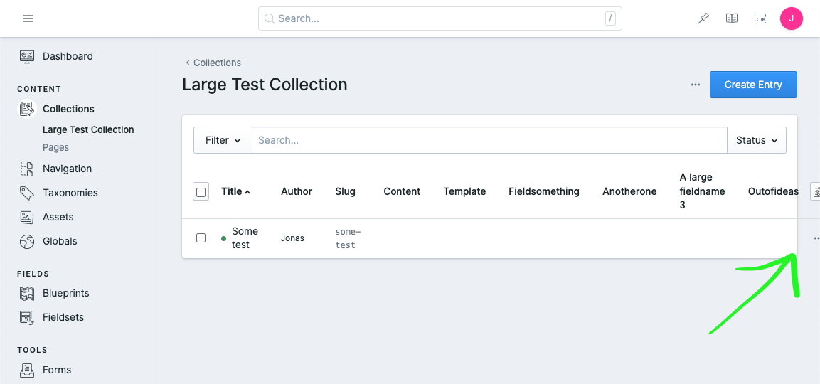 Collection Listing Breaks With Too Many Fields · Issue 5034 · Statamic Cms · Github