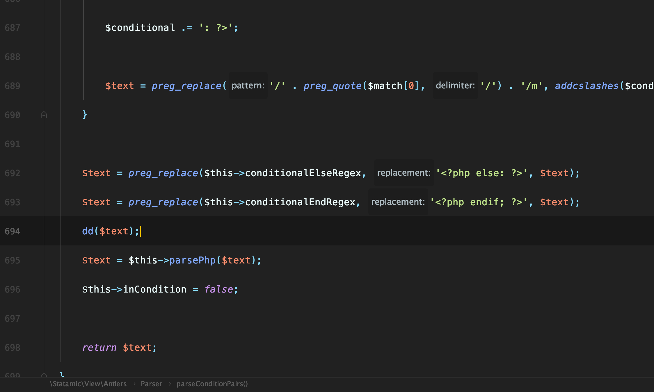 Tags wont be parsed correctly in conditions · Issue #1213 · statamic ...