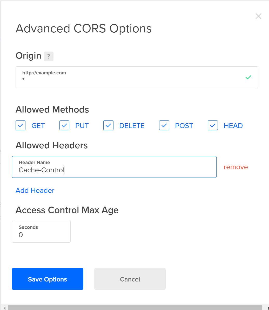 CORS preflight requests fail when Cache-Control header is set (DigitalOcean Spaces) · Issue #117 ...