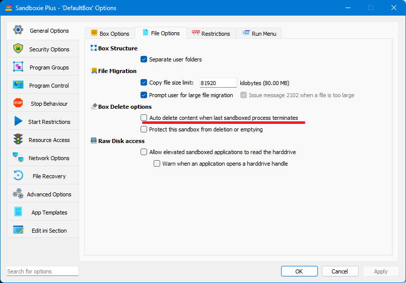 Can you add functionality similar to DeepFreeze software? · Issue #2528 · sandboxie-plus ...