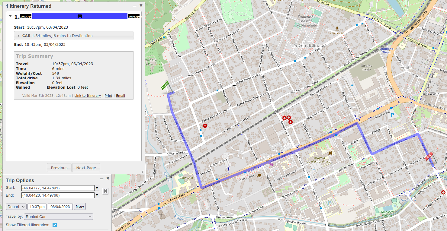 `CAR_RENT` mode always starts journey in a car (without renting it first) · Issue #4932 ...