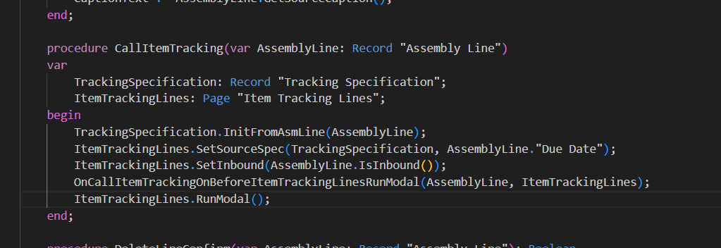 [Event Request] OnCallItemTrackingOnBeforeItemTrackingLinesRunModal ...