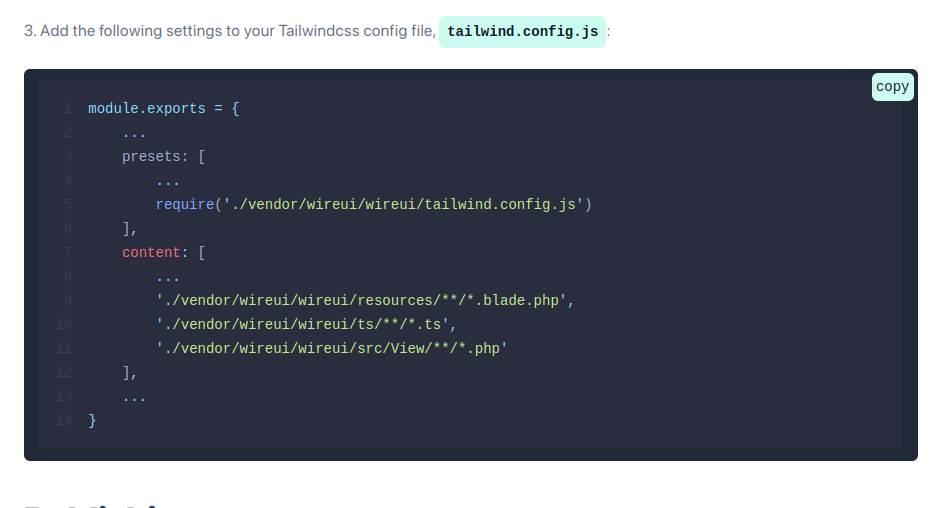 Tailwind Jit Mode Not Syncing the classes. · Issue #215 · wireui/wireui · GitHub