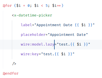 Validate Datetime Picker on livewire component · Issue #329 · wireui/wireui · GitHub