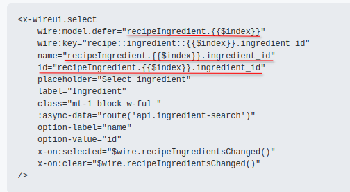 and dynamic data · wireui wireui · Discussion #551 · GitHub