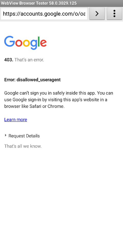403 disallowed user agent · Issue #6445 · expo/expo · GitHub