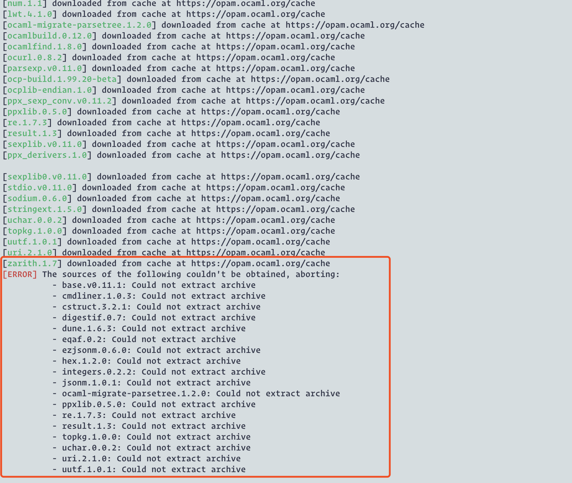 Can't install liquildity-----Could not extract archive!!!!! · Issue #169 · OCamlPro/liquidity ...