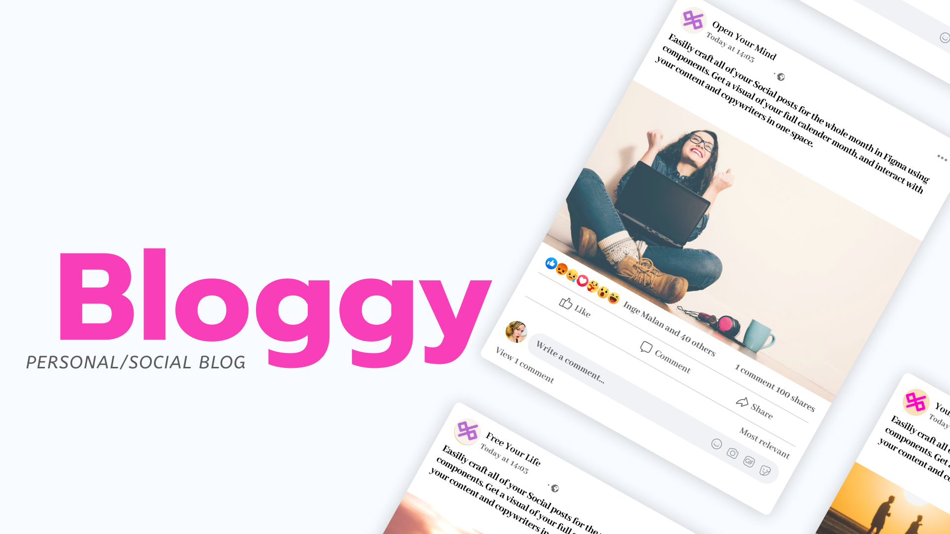 GitHub - yurikgs/Project-Bloggy-Generation: Simple Personal Social Media Template