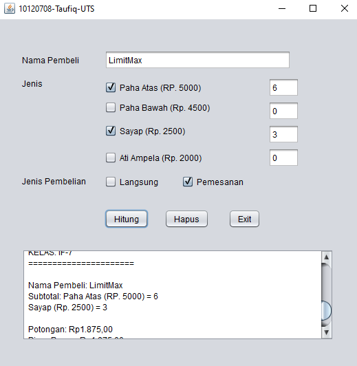 GitHub - LimitMax/Kasir-Sederhana