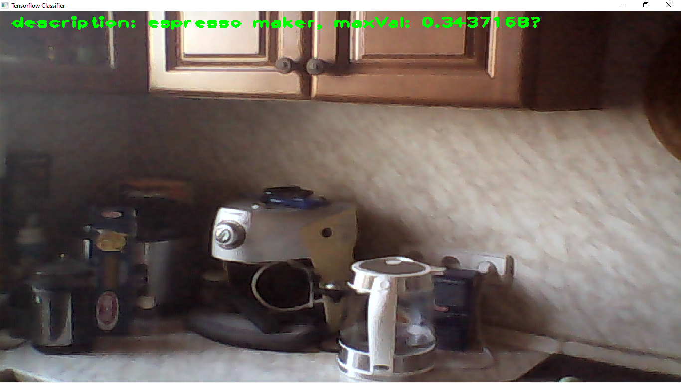 GitHub - chewac/tf-cl: tensorflow object classification from webcam with go