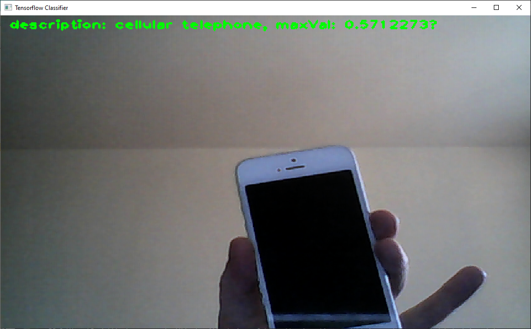 GitHub - chewac/tf-cl: tensorflow object classification from webcam with go