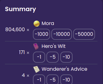 Error Resin Calculation · Issue #17 · MadeBaruna/paimon-moe · GitHub