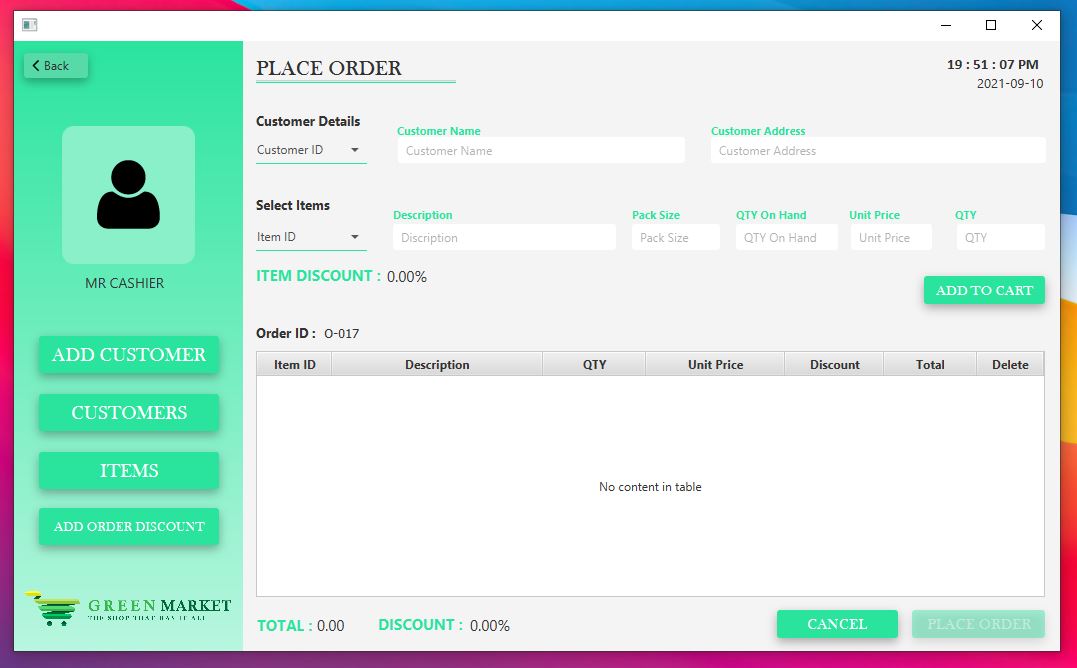 GitHub - IsuruVithanage/SuperMarketSystem: System for a supermarket ...