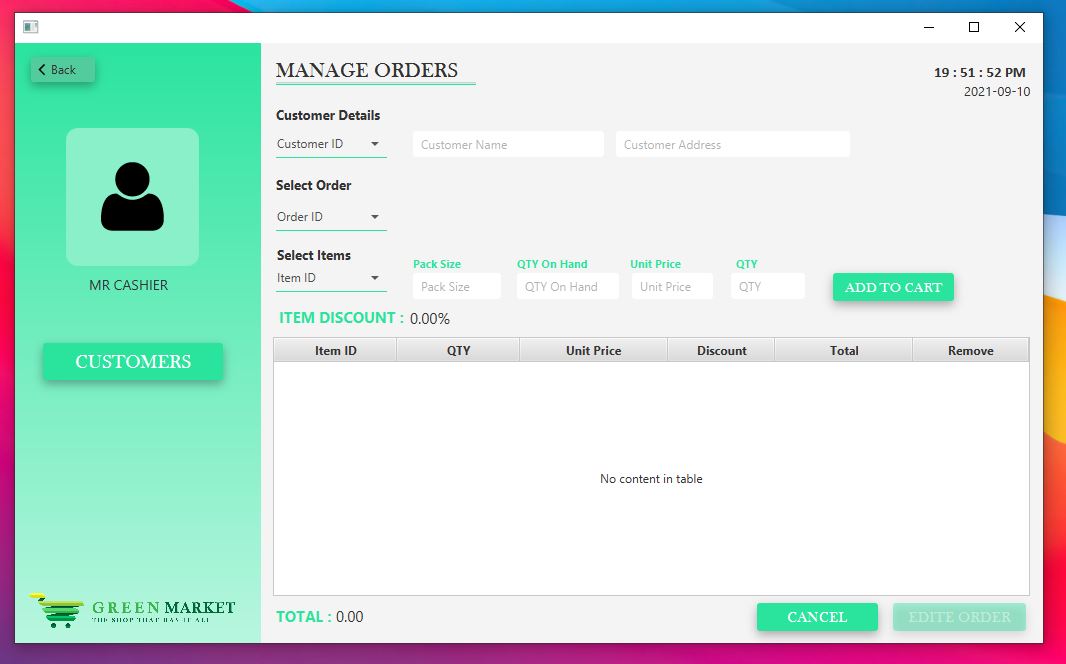 GitHub - IsuruVithanage/SuperMarketSystem: System for a supermarket ...