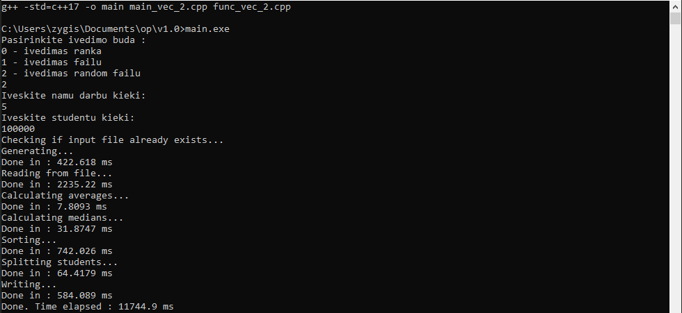 GitHub - ZygisP/OP_2uzd: Objektinio programavimo 2 uzduotis