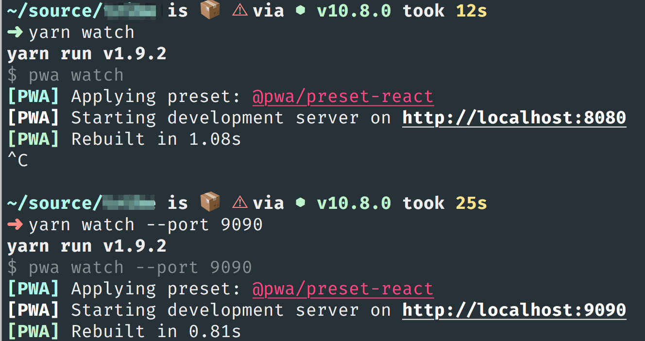 Development server always start on port 80 · Issue #20 · lukeed/pwa · GitHub