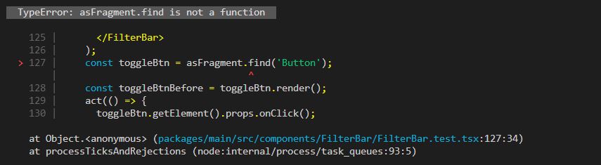 Rewrite Filterbar Test Using React Testing Library · Issue 753 · Sap