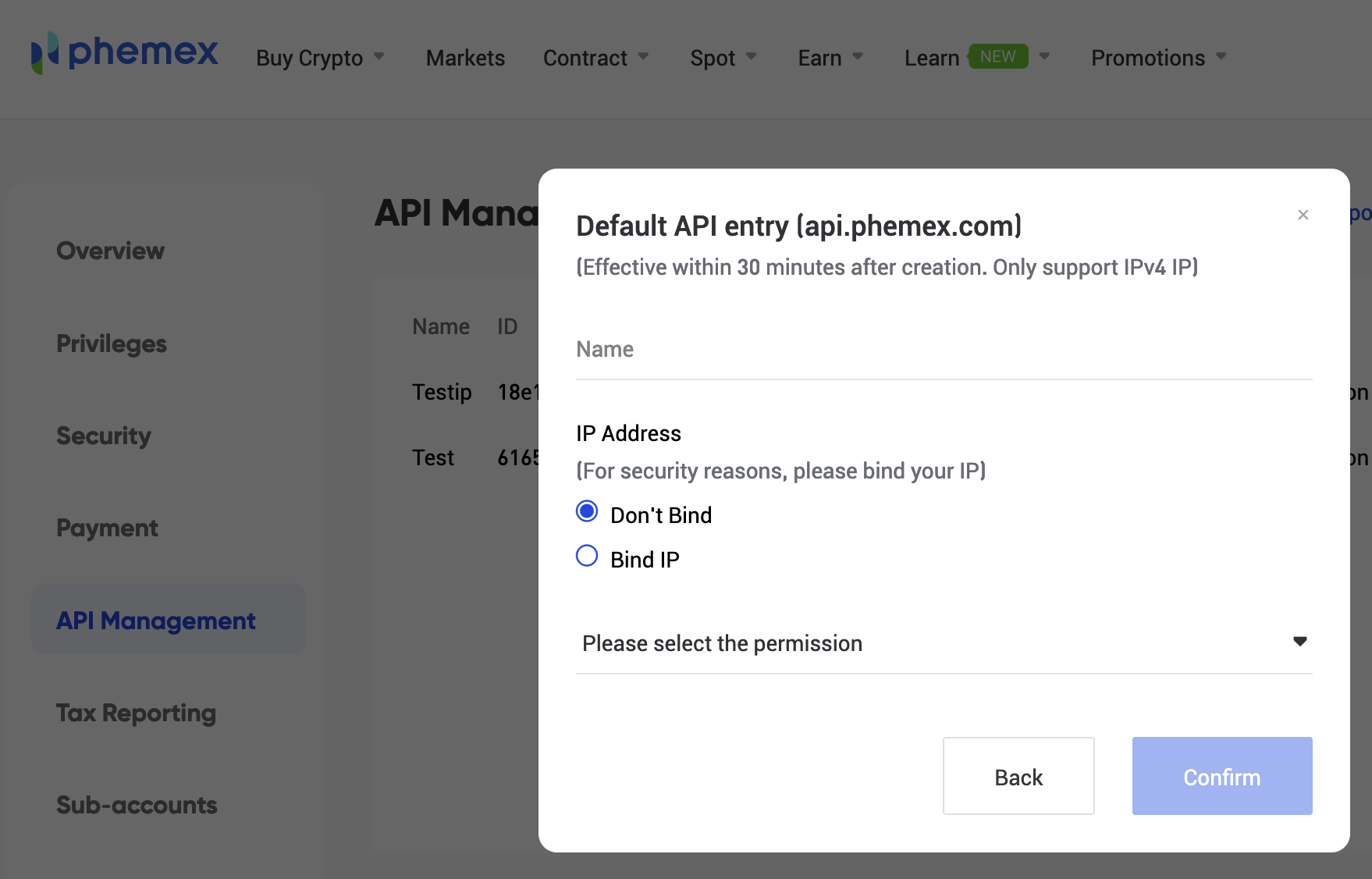 Code 401 - Request IP Mismatch · Issue #7 · phemex/phemex-python-api · GitHub