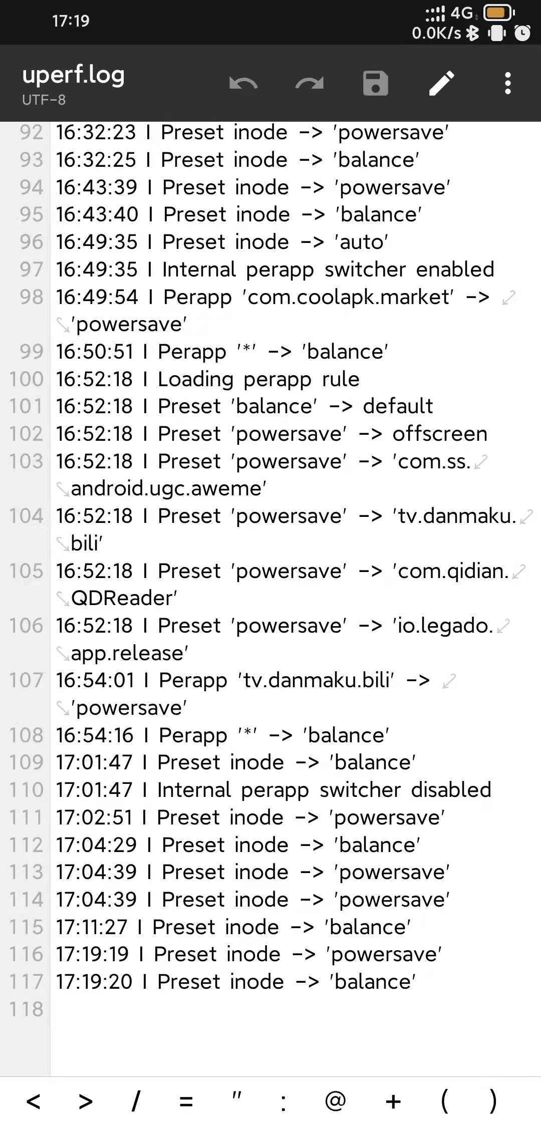 待机时切换模式失败 · Issue #83 · yc9559/uperf · GitHub