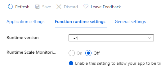 Is Runtime Scale Monitoring Supported In V4 · Issue 7996 · Azureazure Functions Host · Github