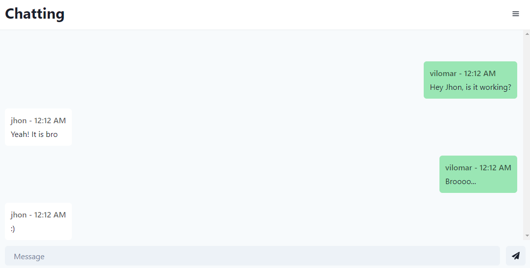 GitHub - rafavilomar/chatting-frontend