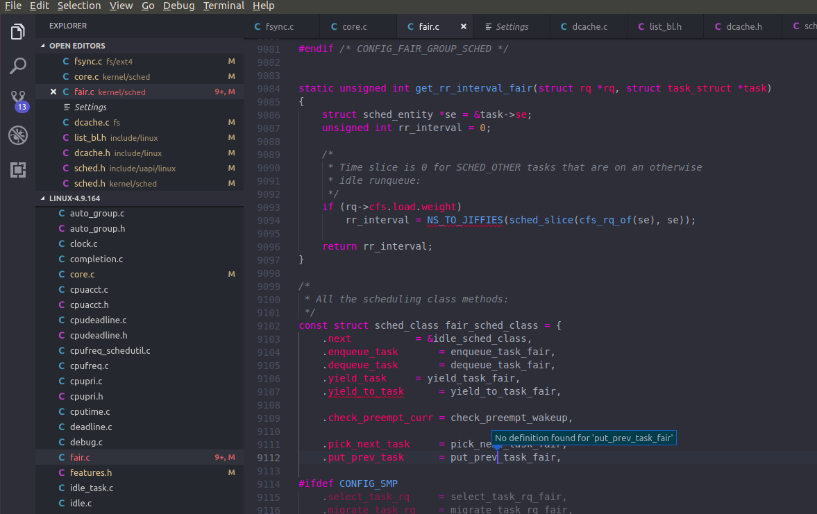 Go To Definition Not Working For C Designated Initializers · Issue