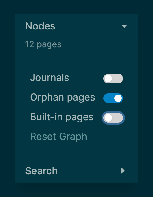 "Contents" is not considered a "Built-in page" for Graph view · Issue ...