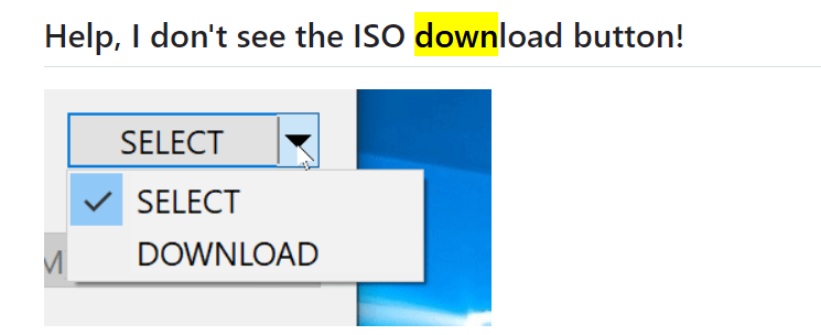 Cant Find The Download Button · Issue 2263 · Pbatardrufus · Github 