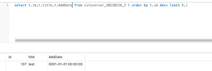7.1.0和7.1.1版本都存在的问题，内容发布时间不正确，为0001-01-01 00:00:00 · Issue #3355 ...