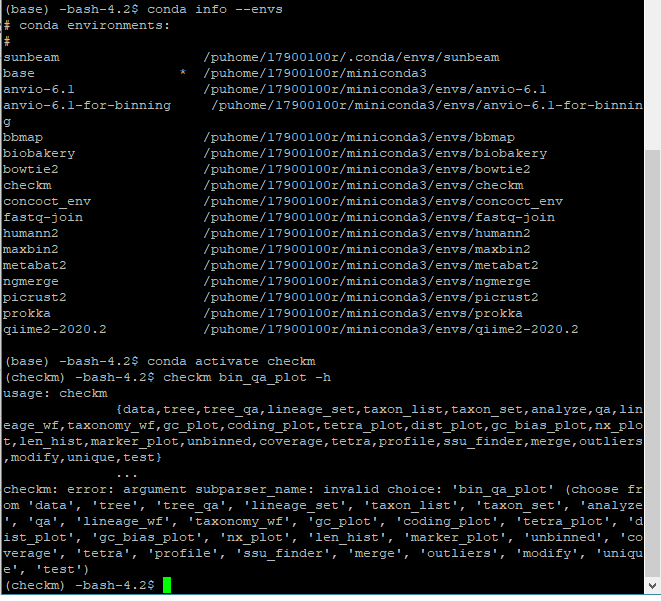 Command "bin_qa_plot" is missing · Issue #269 · Ecogenomics/CheckM · GitHub