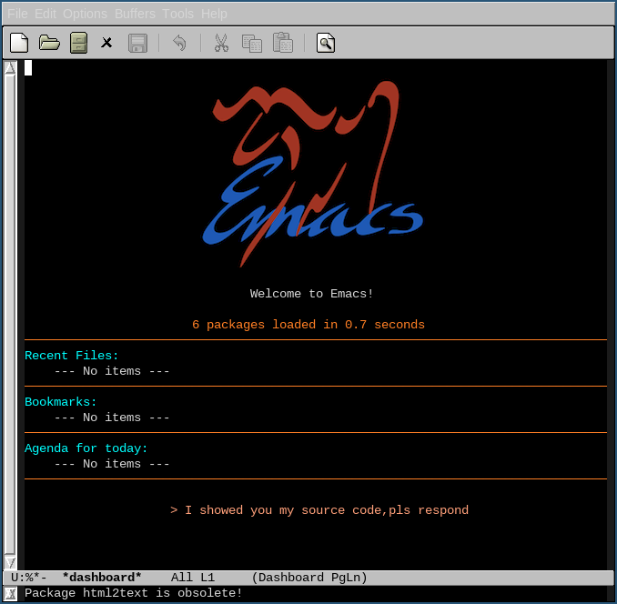 The length of the line is only show half · Issue #180 · emacs-dashboard/emacs-dashboard · GitHub