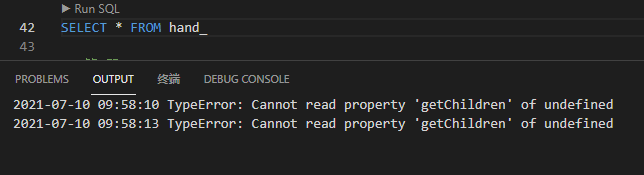Bug Error Occurred While Getting Table Name · Issue 246 · Cweijan