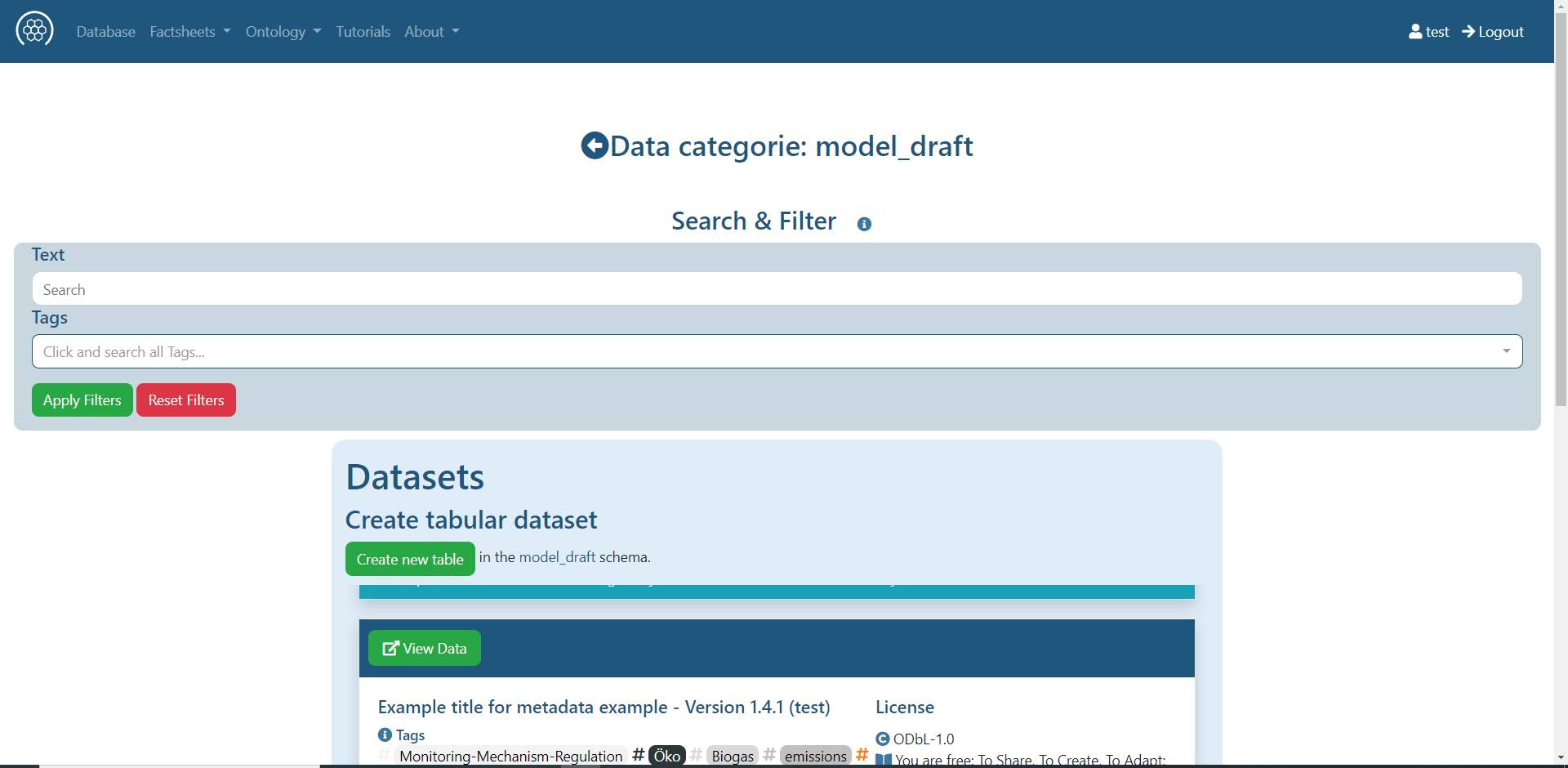 Move the search and filter sidebar on top of schema/table listings · Issue #1016 ...
