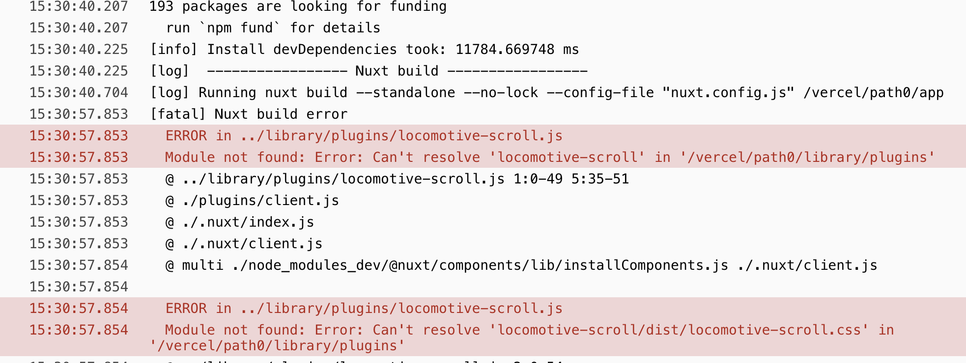 Issue installing dependencies from external folder · Issue #625 · nuxt/vercel-builder · GitHub