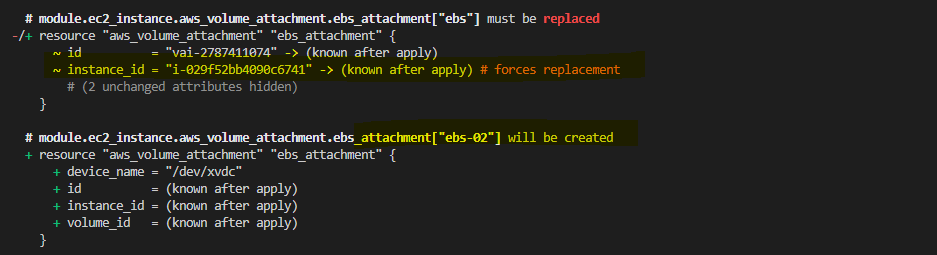 EC2 instance is always recreating on any change · Issue #24016 ...
