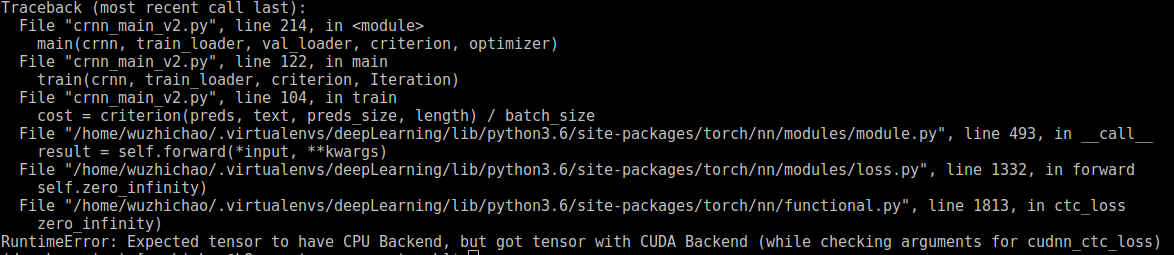 Tensor for argument #2 is on CPU, but expected it to be on GPU · Issue ...