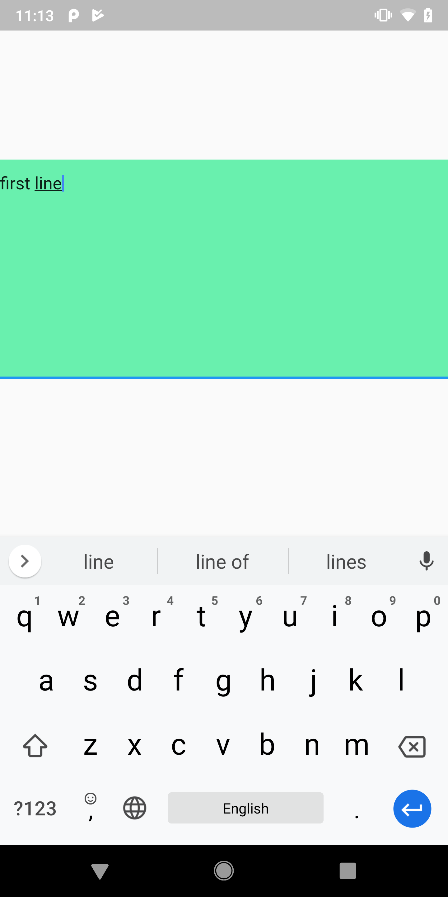 Textfield text is centered vertically when expands = true and using an OutlineInputBorder ...