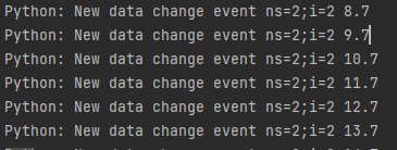 There is a callback every time the value changes, but I want the client ...