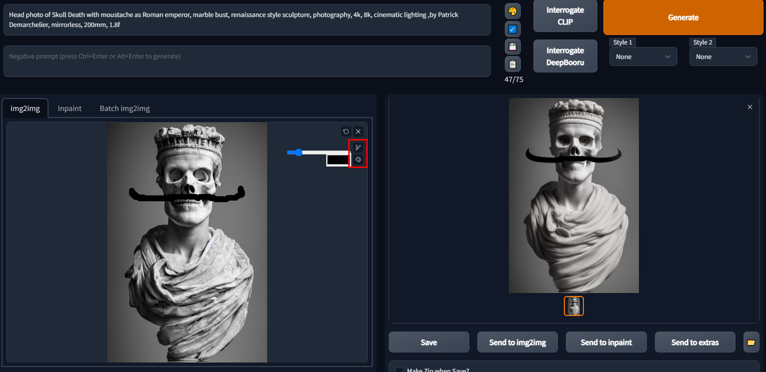stable-diffusion-webui Minor feature: inpaint with a specific color