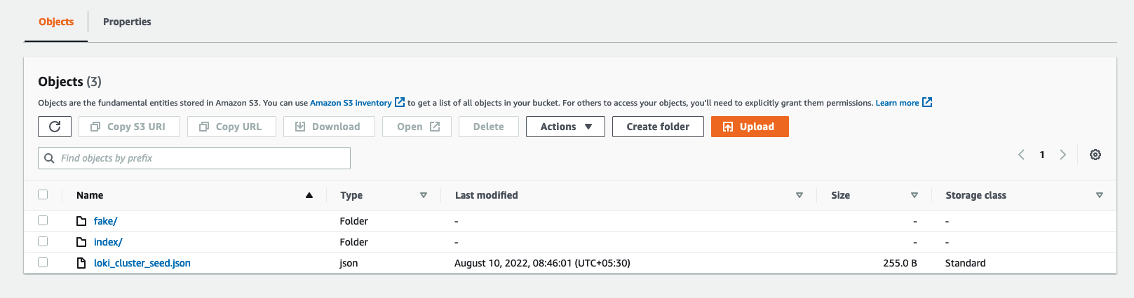 Loki with S3 not able to push chunks on S3 bucket with compactor error "NoSuchKeys" · Issue ...