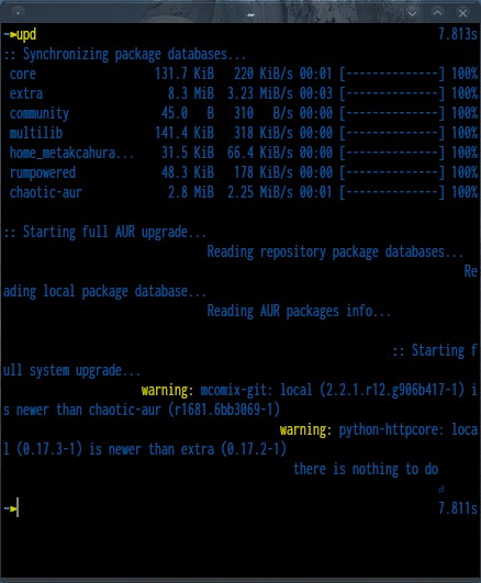 pikaur produces errors installing, pressing Enter at the end to reinstall package only works ...