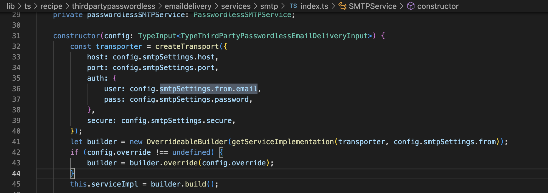 Unable To Set Smtp Username · Issue 375 · Supertokenssupertokens Node · Github 