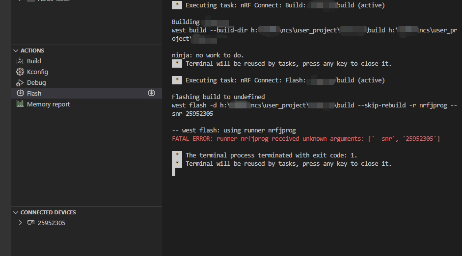 nrf connect 无法使用 vscode 烧录 · Issue #11 · xinglongzhu/Common_Problems · GitHub